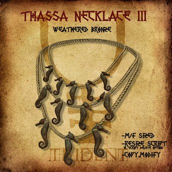 Second Life Marketplace - Thassa Necklace III [Bronze]